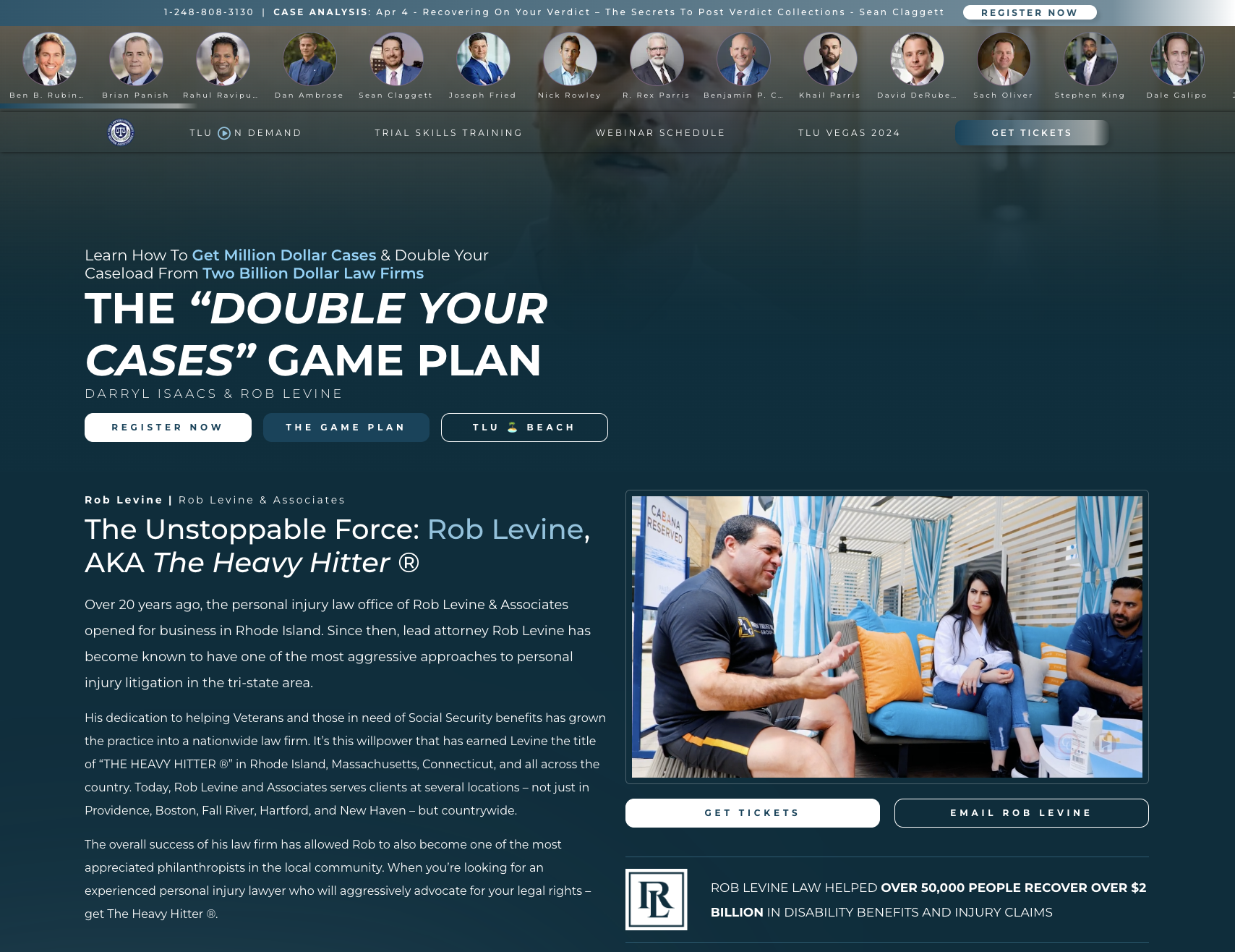 Darryl Isaacs & Rob Levine's Masterclass